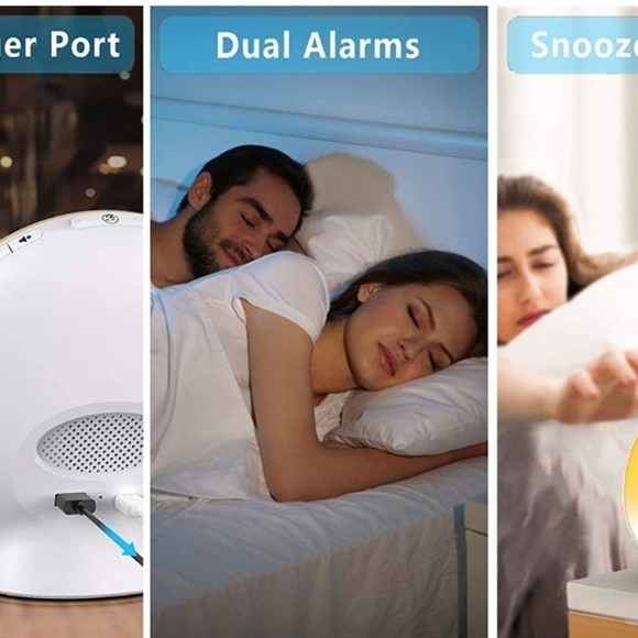 Portable Audio & Video | Alarm Clock With Light Changing Fmam Radio And ...